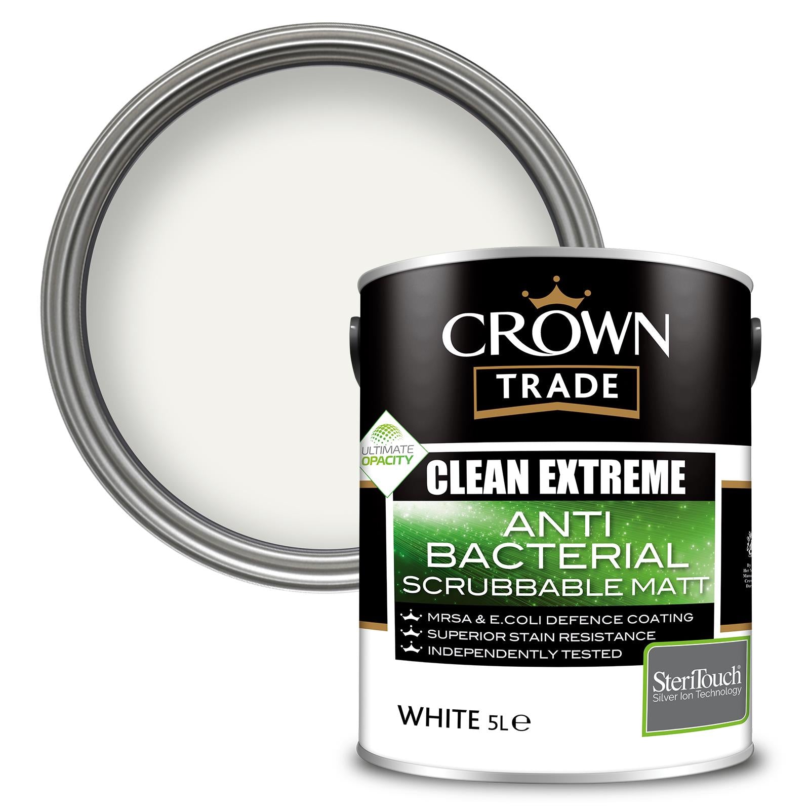 CROWN TRADE CLEAN EXTREME MATT WHITE 2.5L – Paint Stop Limited